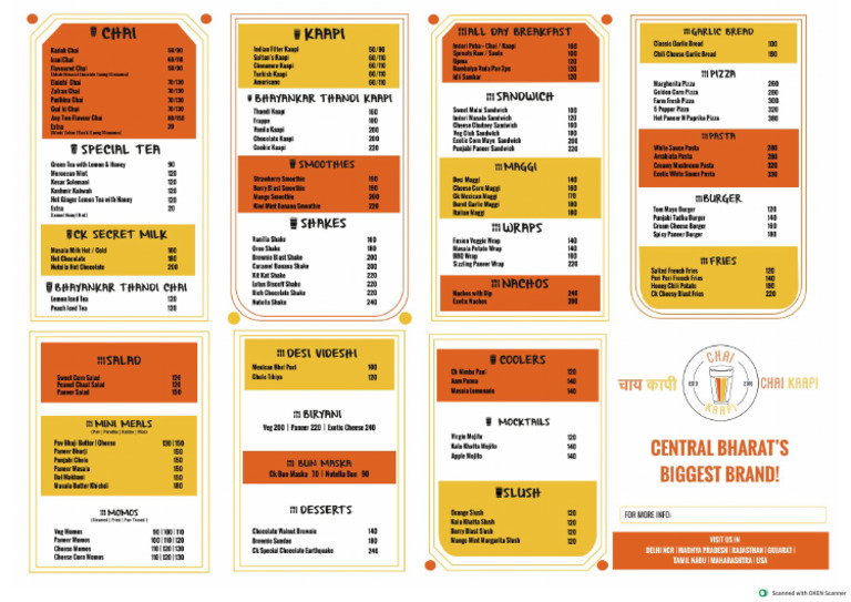 A4 Menu Jaipur - 1 | PDF