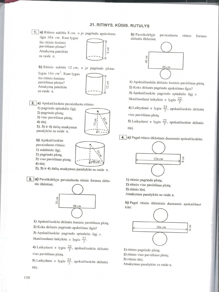 Ritinys, Rutulys, Kugis | PDF