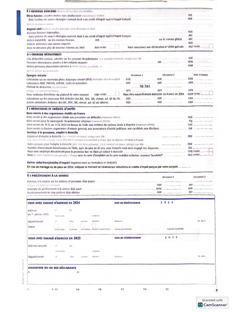 Avis d’Imposition 2024-2025 | PDF