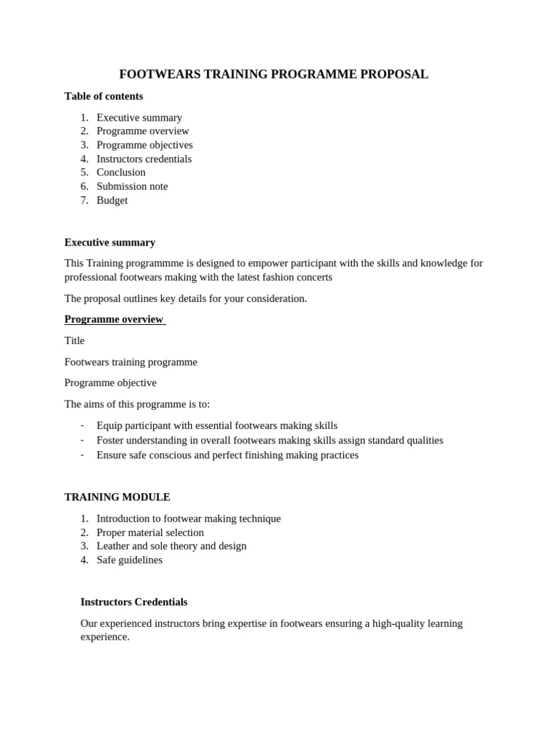 Training Module | PDF