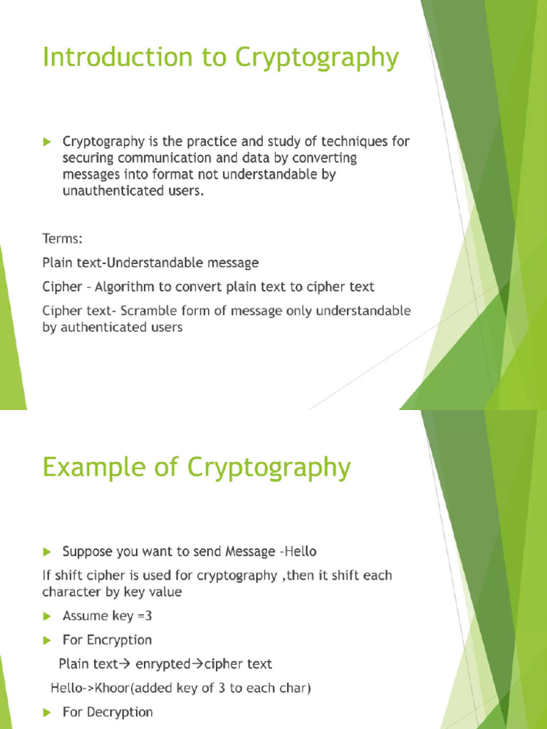 Introduction To Cryptography | PDF
