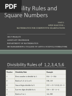 Math Power Table: 1 to 10 | PDF
