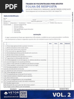 Aplicação do Teste TEPIC-M de Memória | PDF | Psicologia | Memória