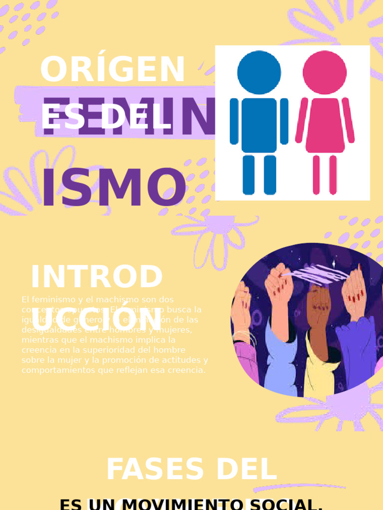 Presentación Orígenes Del Feminismo Moderno Morado | PDF
