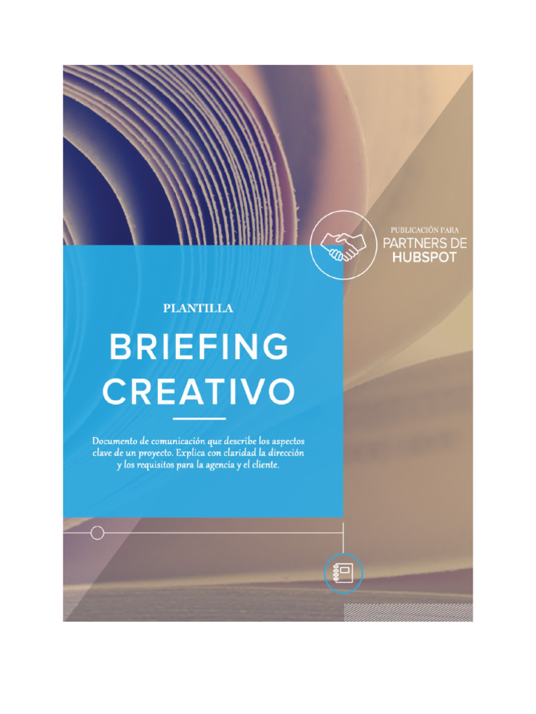 Agency Creative Brief Template-HubSpot ES | PDF