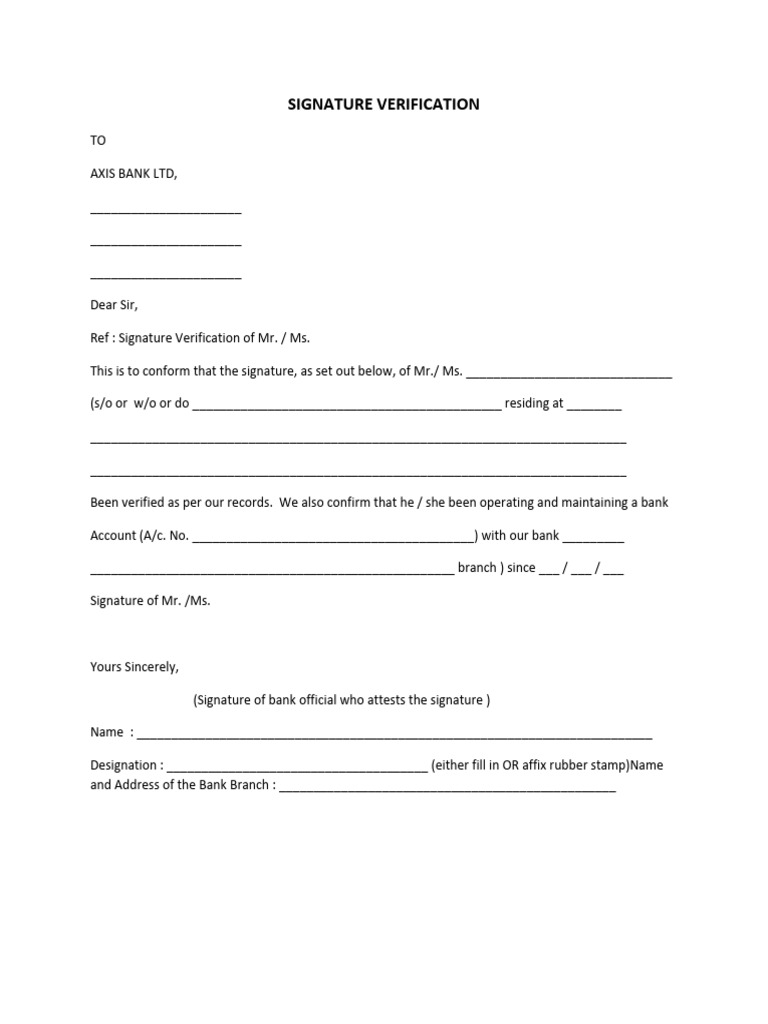 Signature Verification | PDF