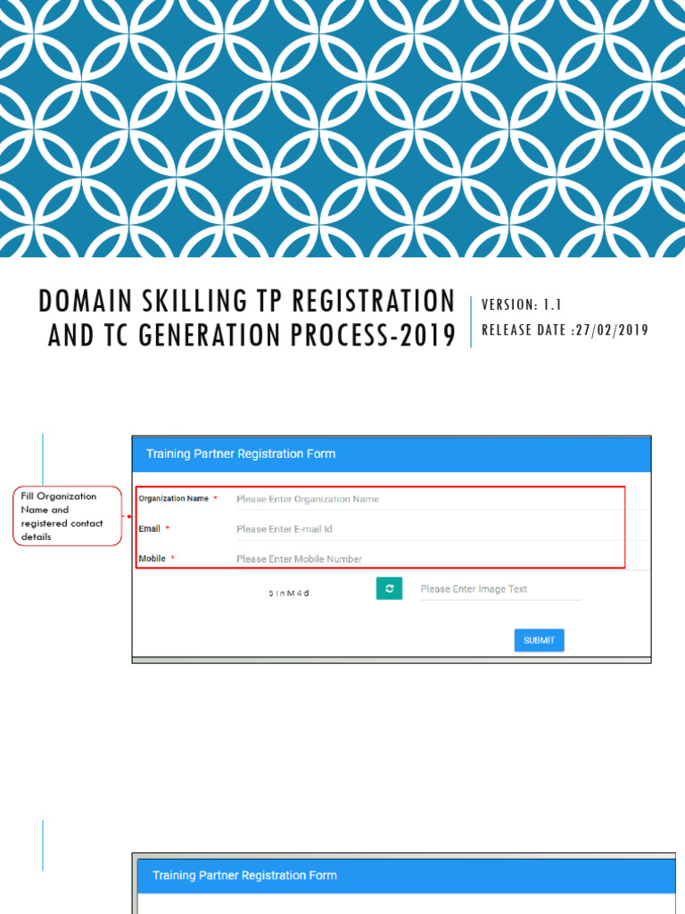TP Registration and TC Generation Guide | PDF | Cyberspace | Internet