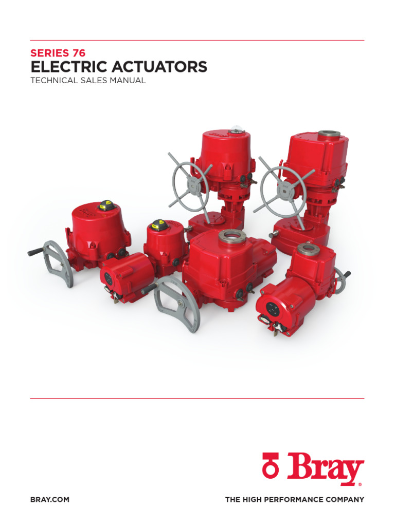 En TSM s76 Electric-Actuator | PDF | Electric Motor | Mains Electricity