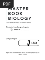 Insight MDcat Biology Master Book PDF | PDF