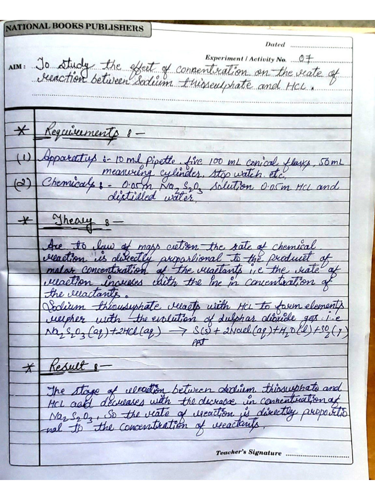 Chem. Manual | PDF
