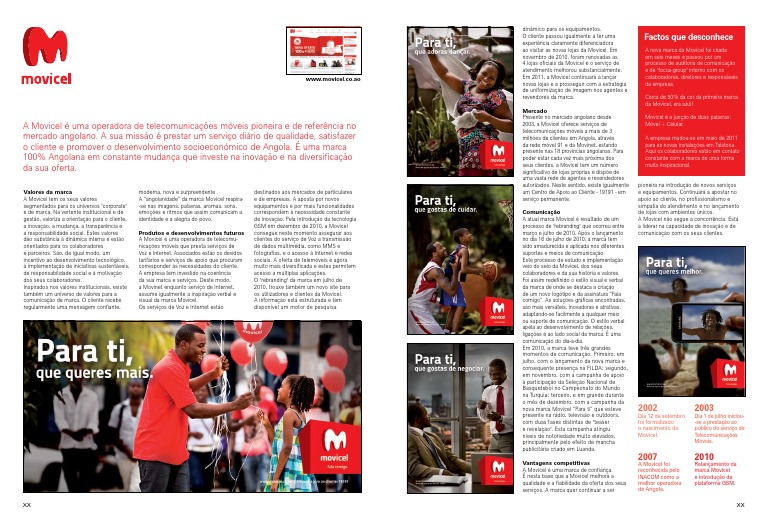 MOVICEL | Download grátis PDF | Marca | Angola