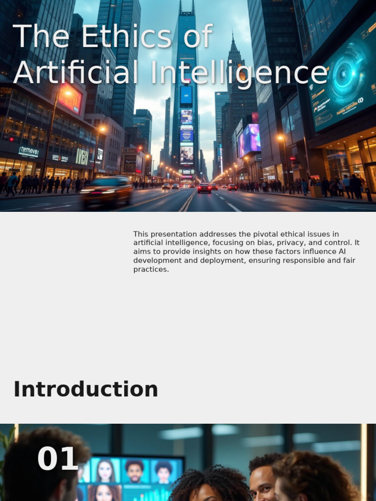 Ethical Issues in AI: Bias & Privacy | PDF | Artificial Intelligence ...