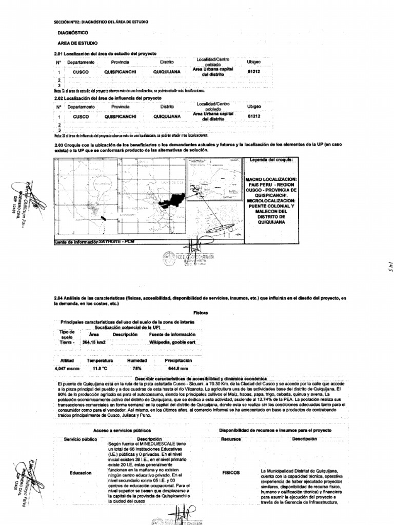 Cui 2455524 - Pte Colonial Ficha Tecnicafirmada | PDF