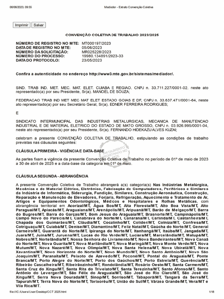 CCT 2023 2025 Nova | PDF