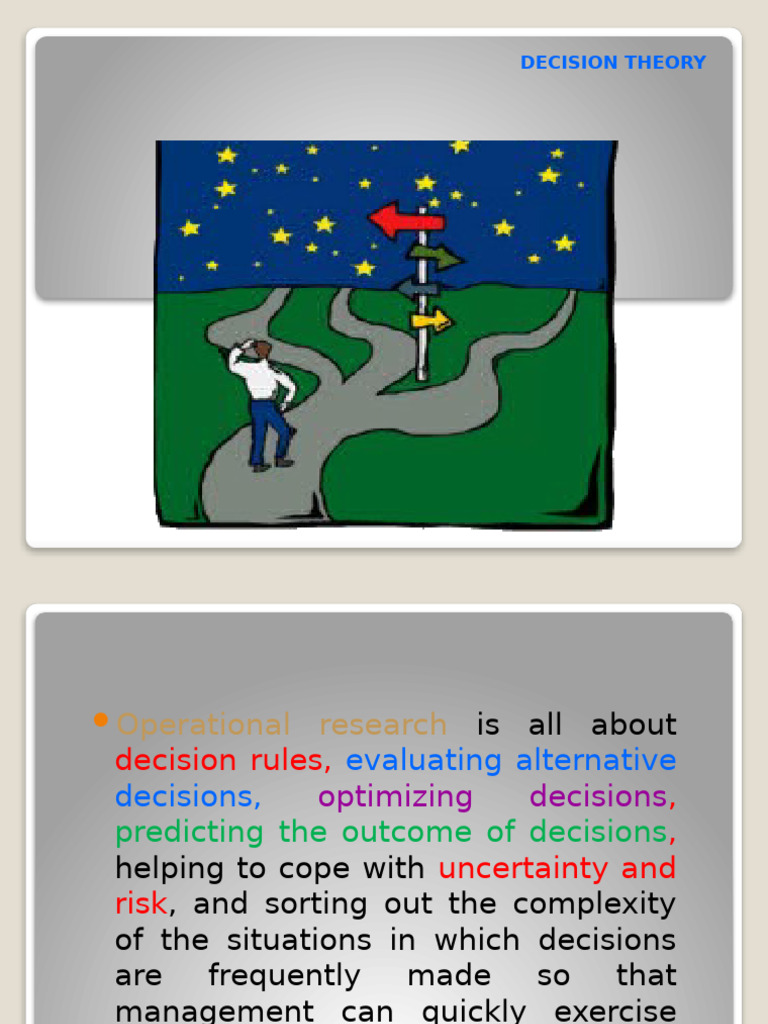 Decision Theory (CH-3) | PDF | Decision Theory | Applied Mathematics