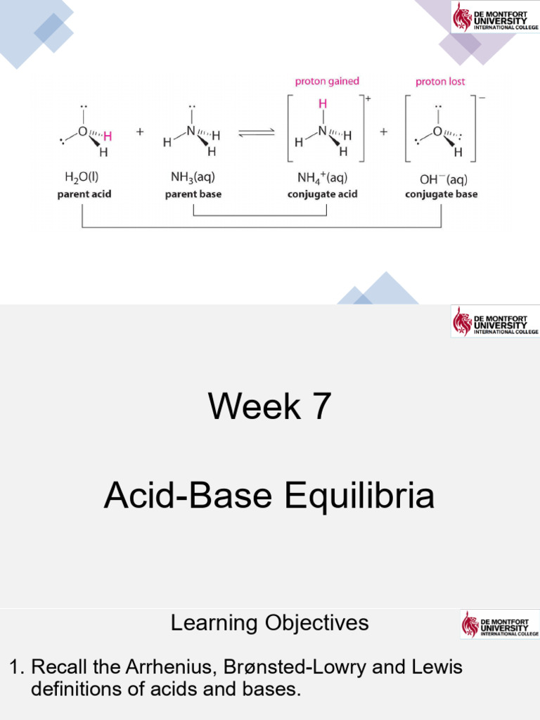 Acid-Base Equilibria and pH Calculations | PDF | Acid | Buffer Solution