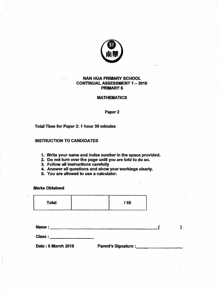 Nanhua P2 Qns + Ans | PDF