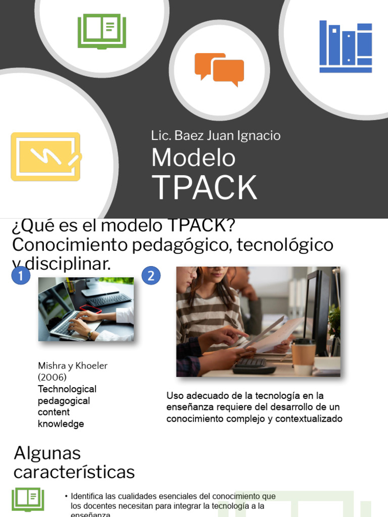 Ect Presentacion Modelo Tpack | PDF | Enseñando | Modificación de comportamiento