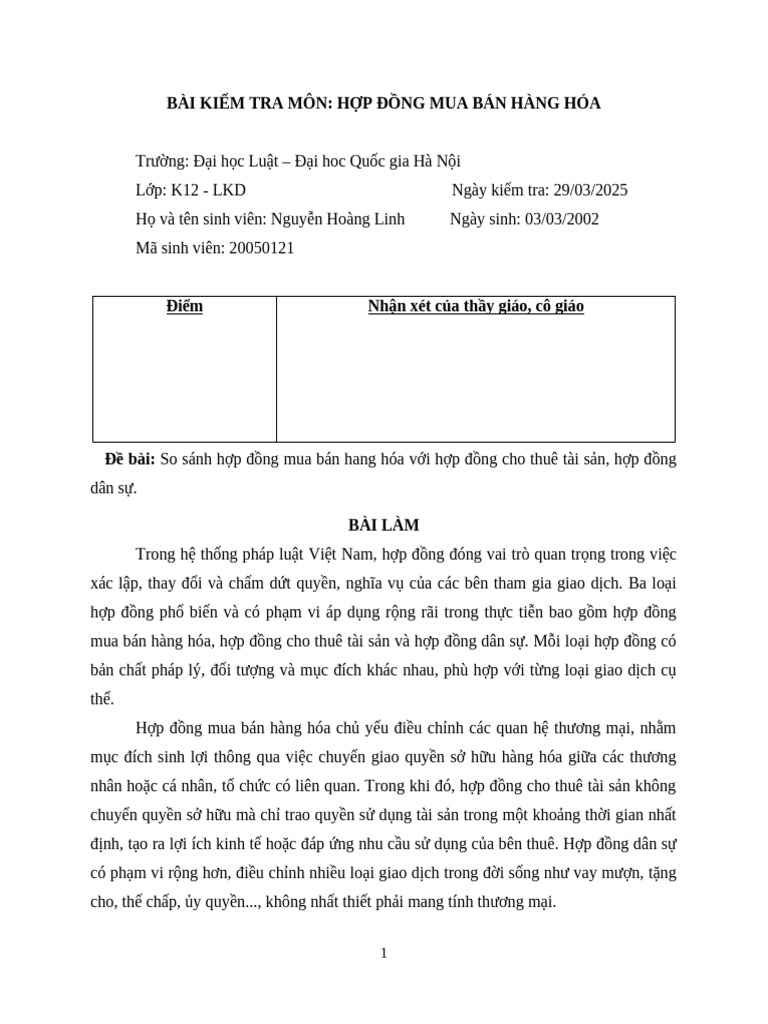 Mau Giay Kiem Tra | PDF