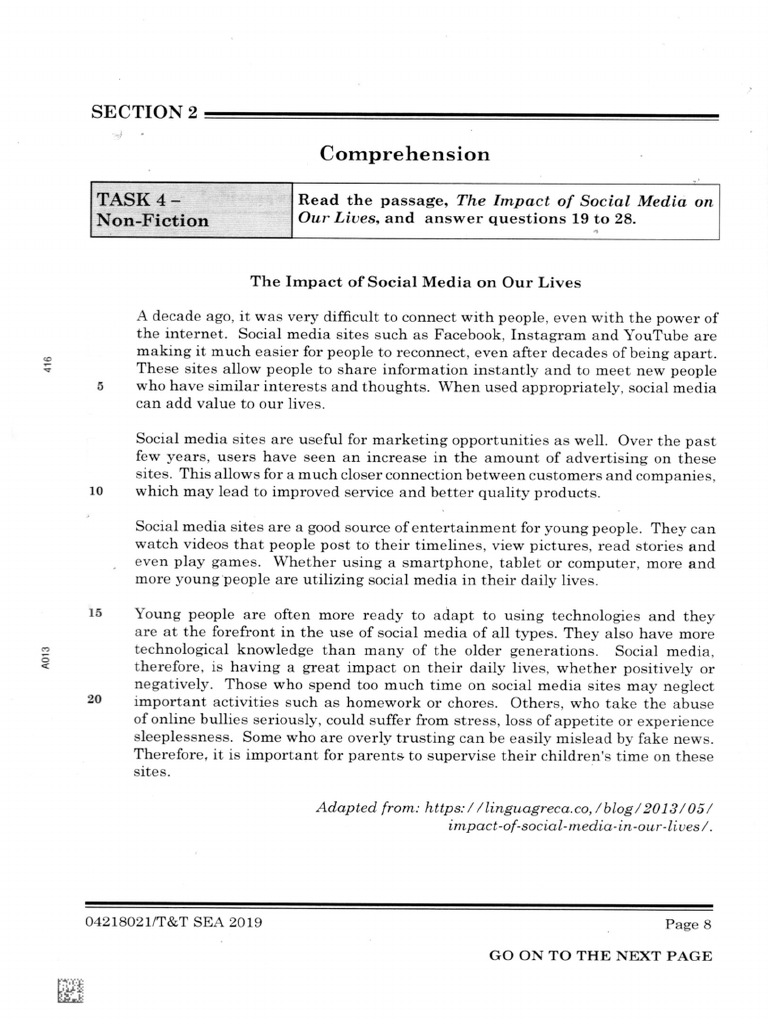 Sea 2019 Ela | PDF