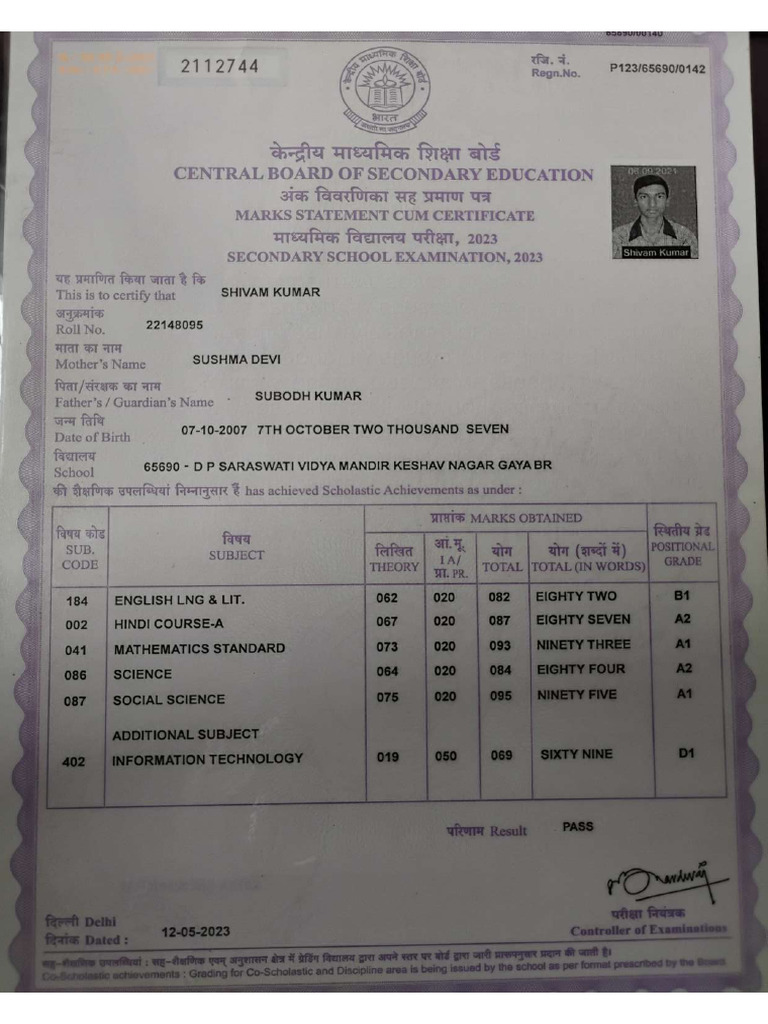 Board Certificate | PDF