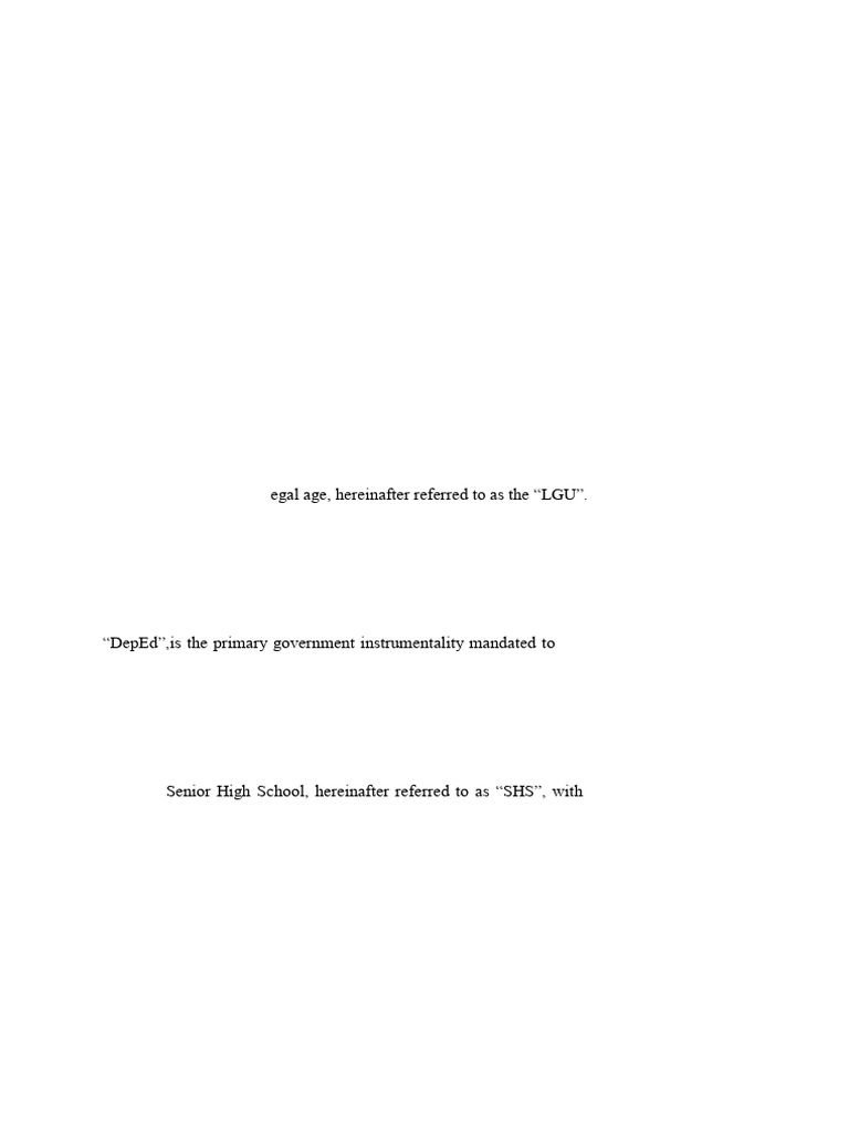 20 Aug MOA Template For Work Immersion - LGU - MAD | PDF | Employment ...