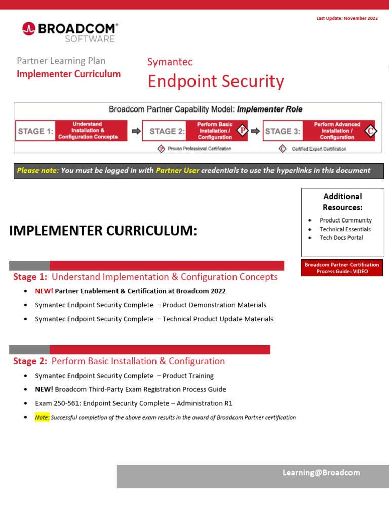 Sym PLP EndPointSecurity Implementer | PDF | Computing