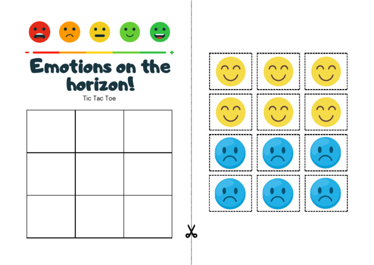 Emotions Tic Tac Toe PDF | PDF