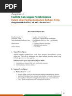 Contoh Template Modul Ajar Deep Learning Dan KBC | PDF