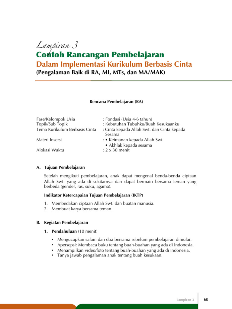 Contoh RPP KBC - 25 | PDF