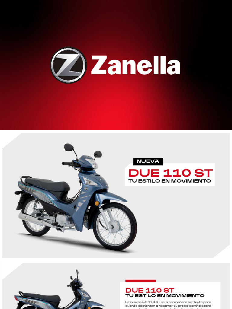 DUE 110 ST: Tu primera moto ideal | PDF | Motocicleta | Vehículos con ...