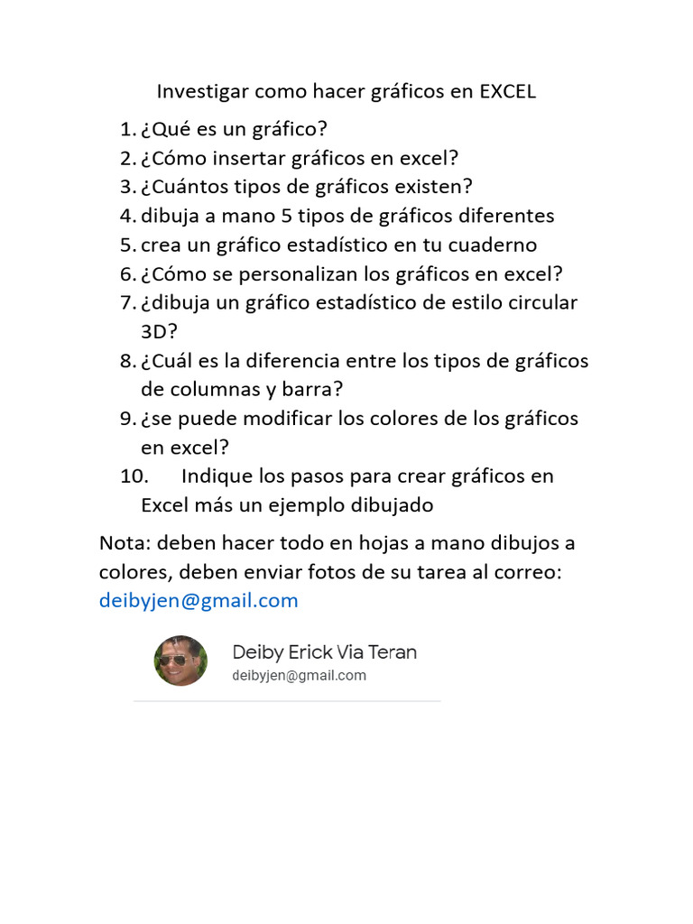 Investigar Como Hacer Gráficos en EXCEL 4sec | PDF