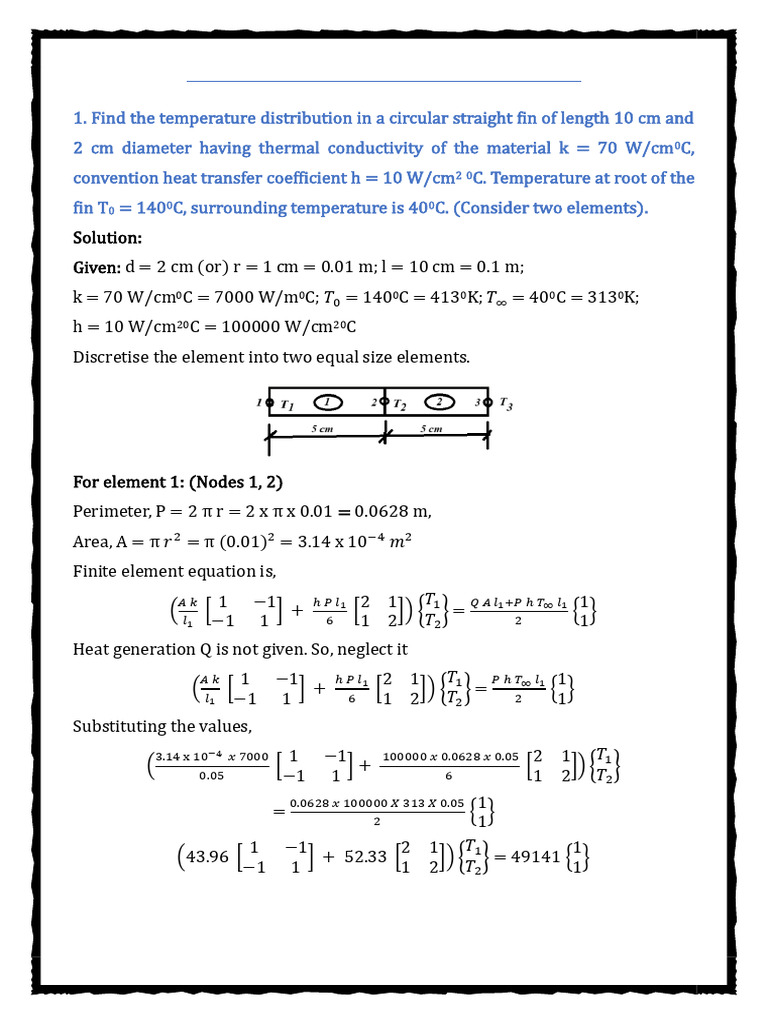 Fem - Unit 4 and 5 - Question Bank | PDF | Eigenvalues And Eigenvectors ...
