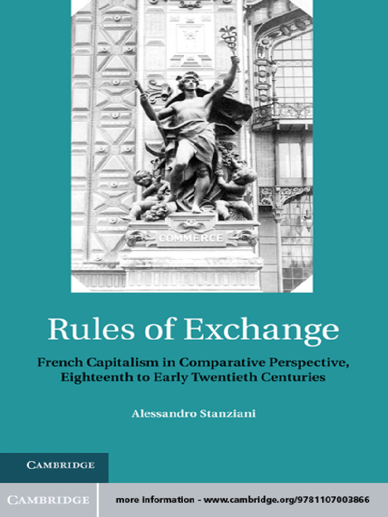 Rules of Exchange - French Capitalism in Comparative Perspective | PDF ...