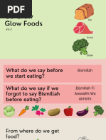 Go, Grow and Glow Foods Worksheet | PDF