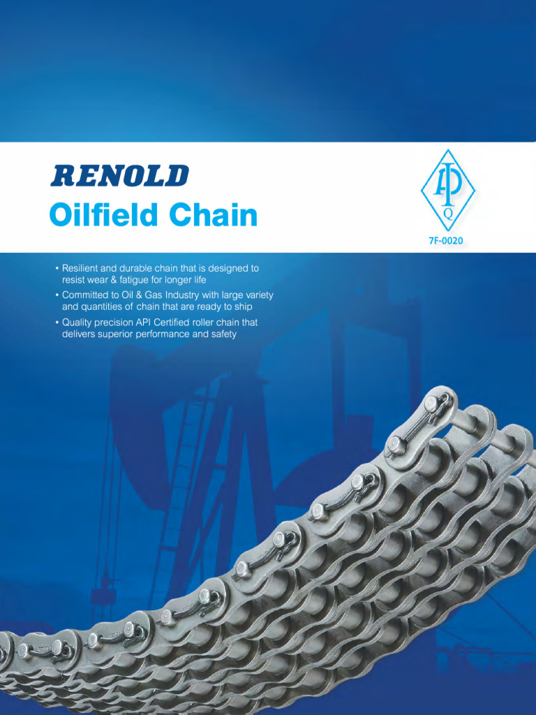 Renold Oilfield Roller Chain Brochure | PDF | Mechanical Engineering ...