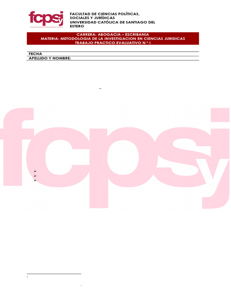 T.P. N 1 Abogacia 2025 | PDF