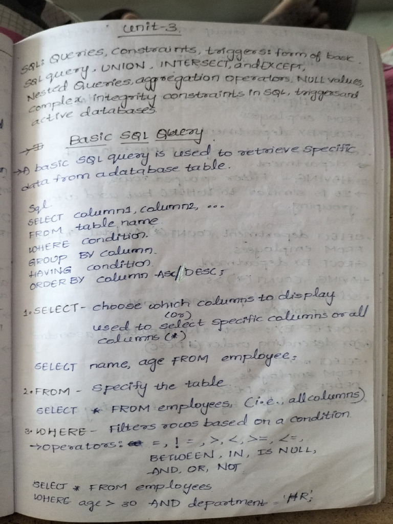Dbms 3rd Unit Part-1 | PDF