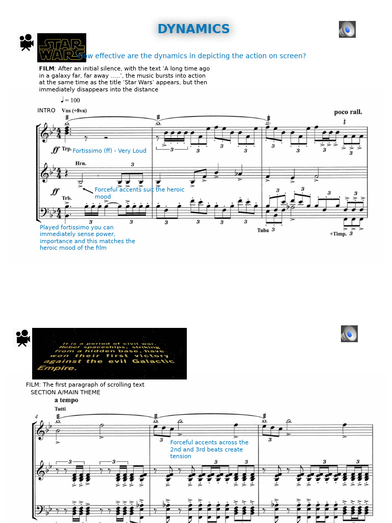 1 Star Wars Dynamics | PDF | Star Wars | Musical Compositions