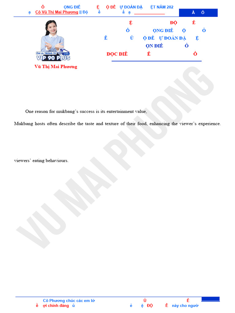 03 Vip 90 Tuan So 13 Ha Guc Bai Doc Dien Khuyet Thong Tin Buoi 9 | PDF | Physical Fitness