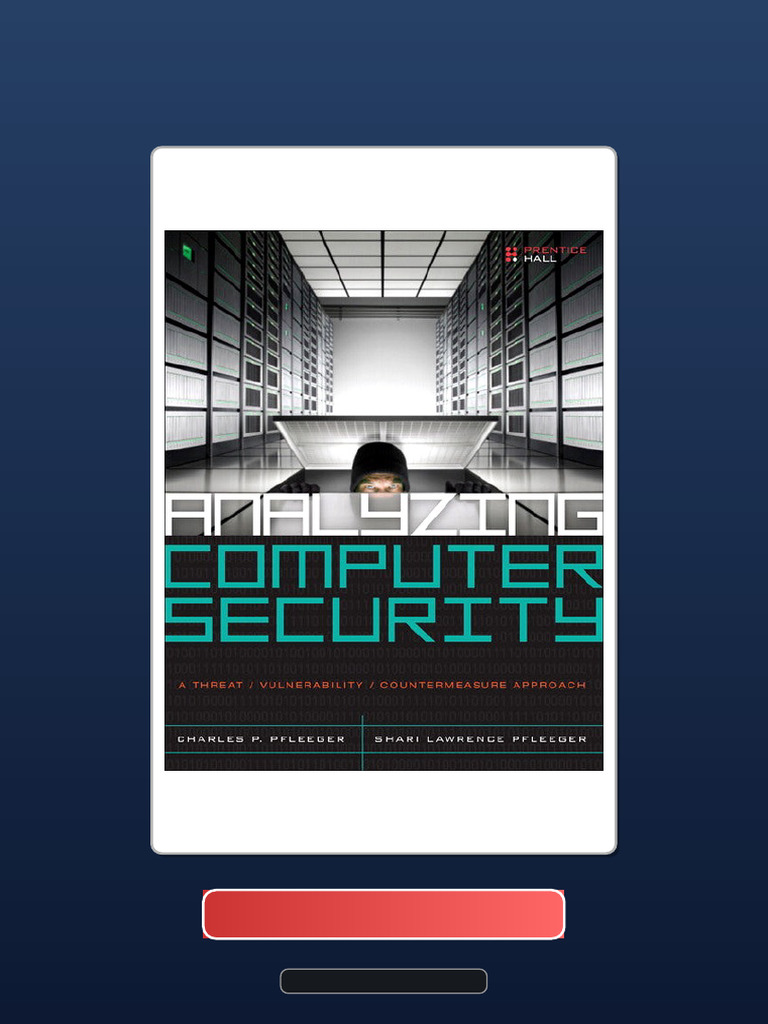 Analyzing Computer Security: A Threat / Vulnerability / Countermeasure Approach | PDF ...