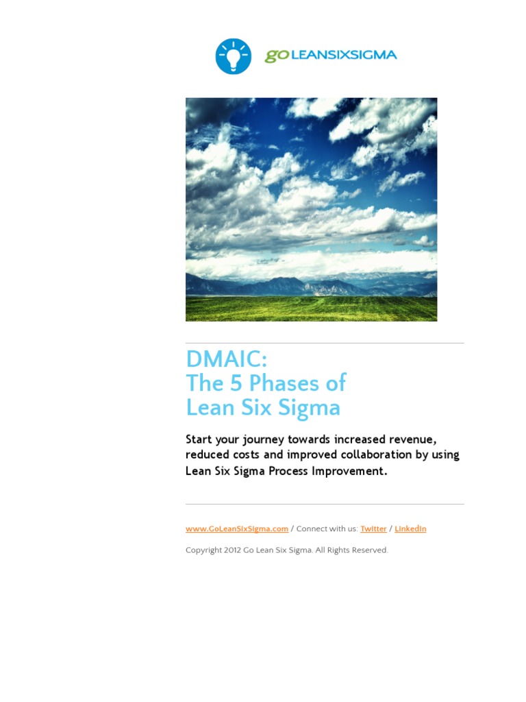 DMAIC - The 5 Phases of Lean Six Sigma - WWW - goleanSixSigma | PDF