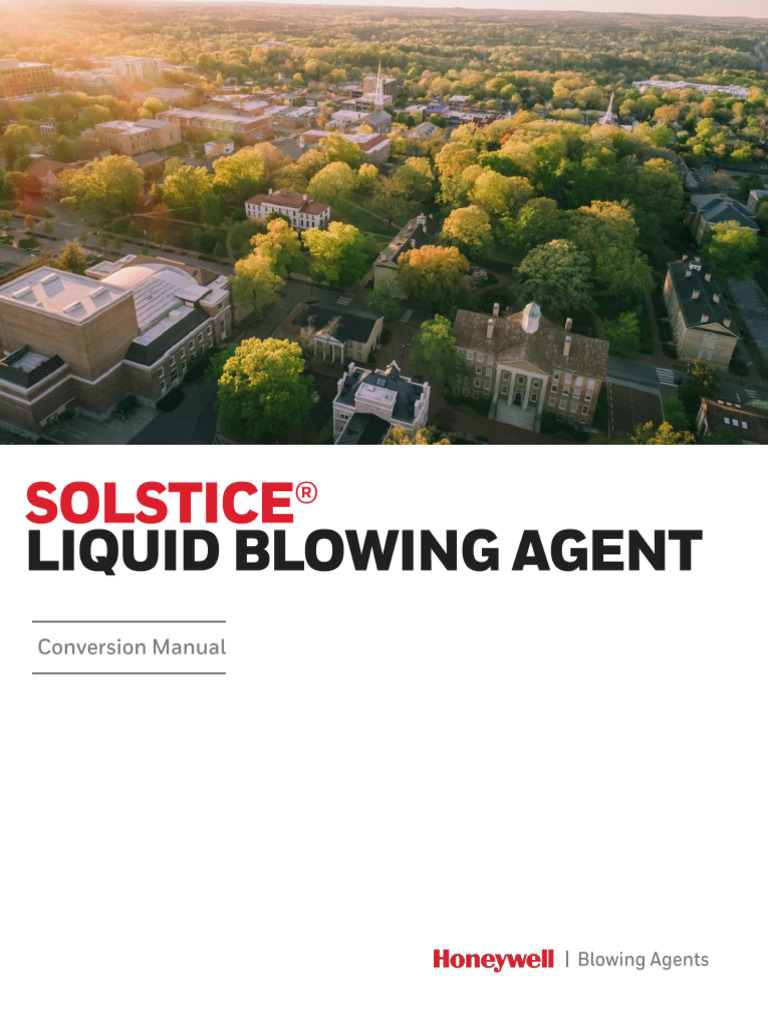 Solstice LBA Conversion Manual | PDF | Pressure | Scientific Phenomena