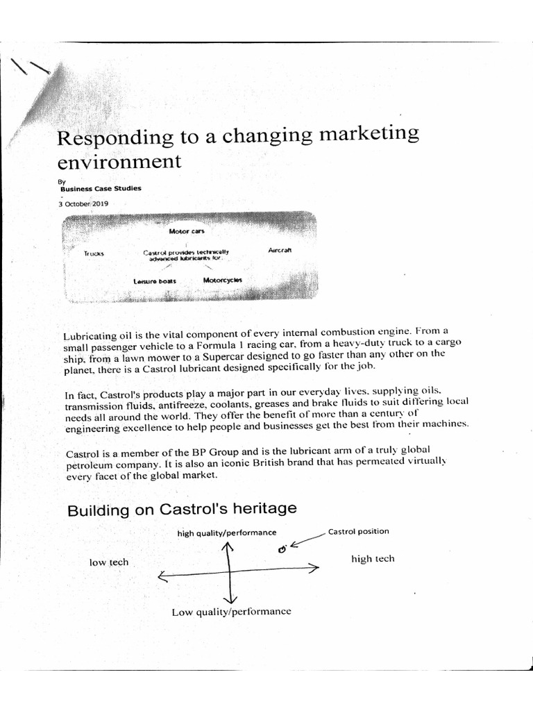 Castrol Case Study | PDF