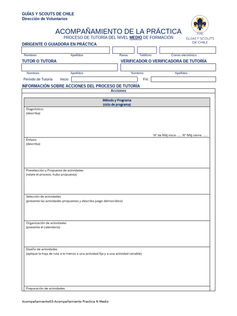 2.1 Acompañ Practica N Medio (Gol, Lob, Gui, Sco, Pio) | PDF | Exploración