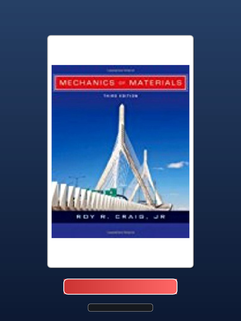 Mechanics of Materials 3rd Edition Full Download | PDF | Multiple Choice | Strength Of Materials