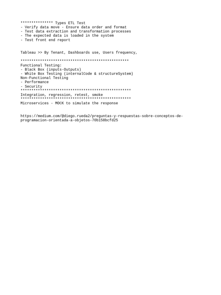 ETL - Extract, Transform and Load | PDF