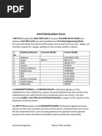 Joint Declaration SOP Version 3-0-31!07!2024 | PDF