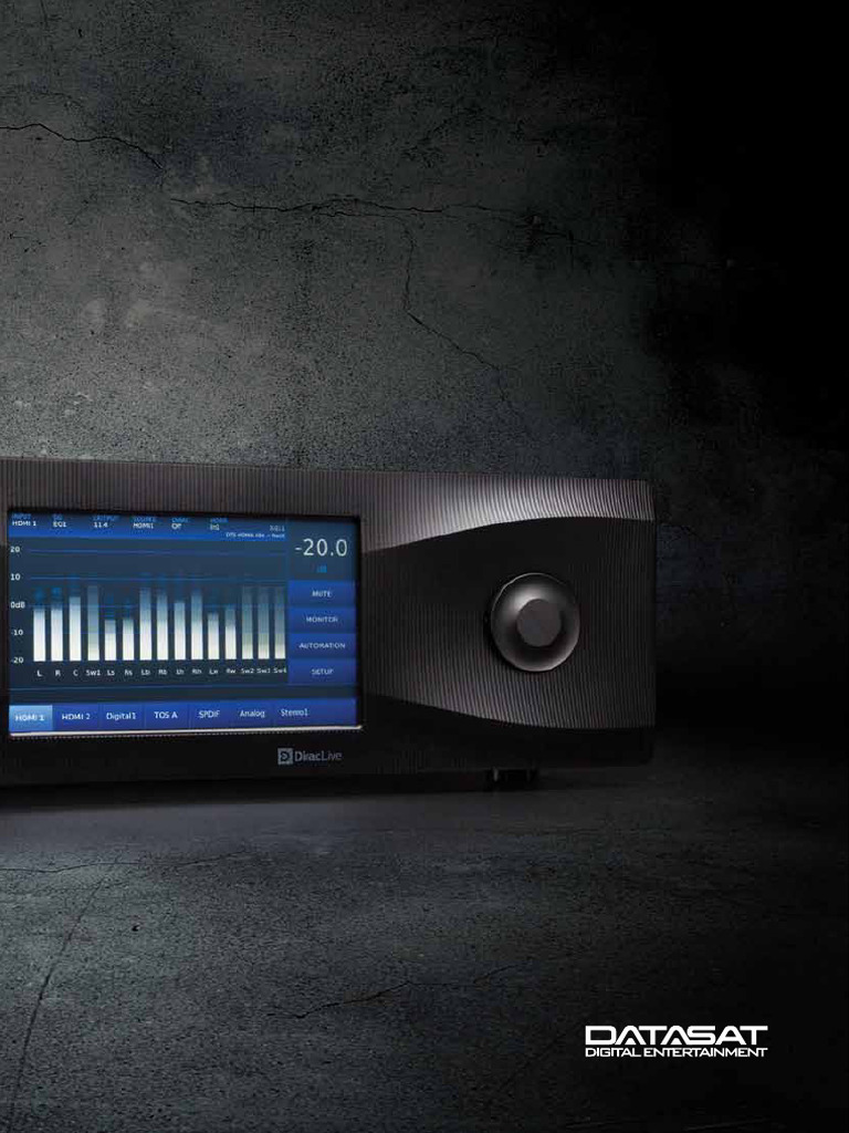 Datasat Catalog 2015 (En) | PDF | Amplifier | Equalization (Audio)