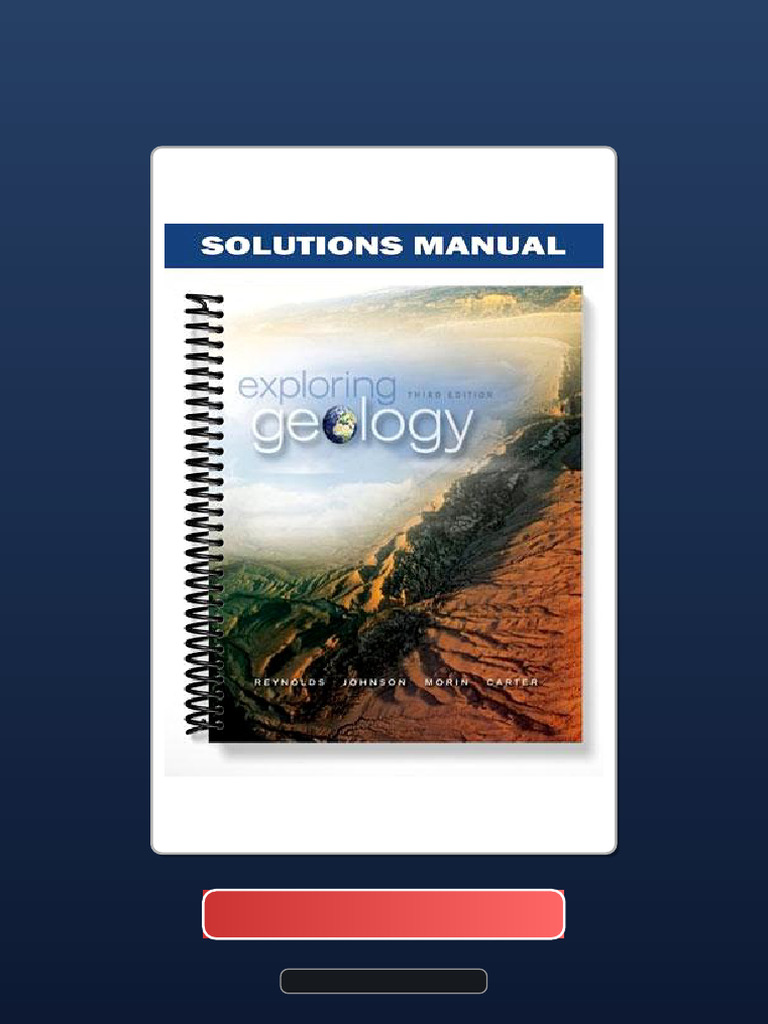 Verified PDF Download Exploring Geology 3rd Edition by Reynolds FULL ...